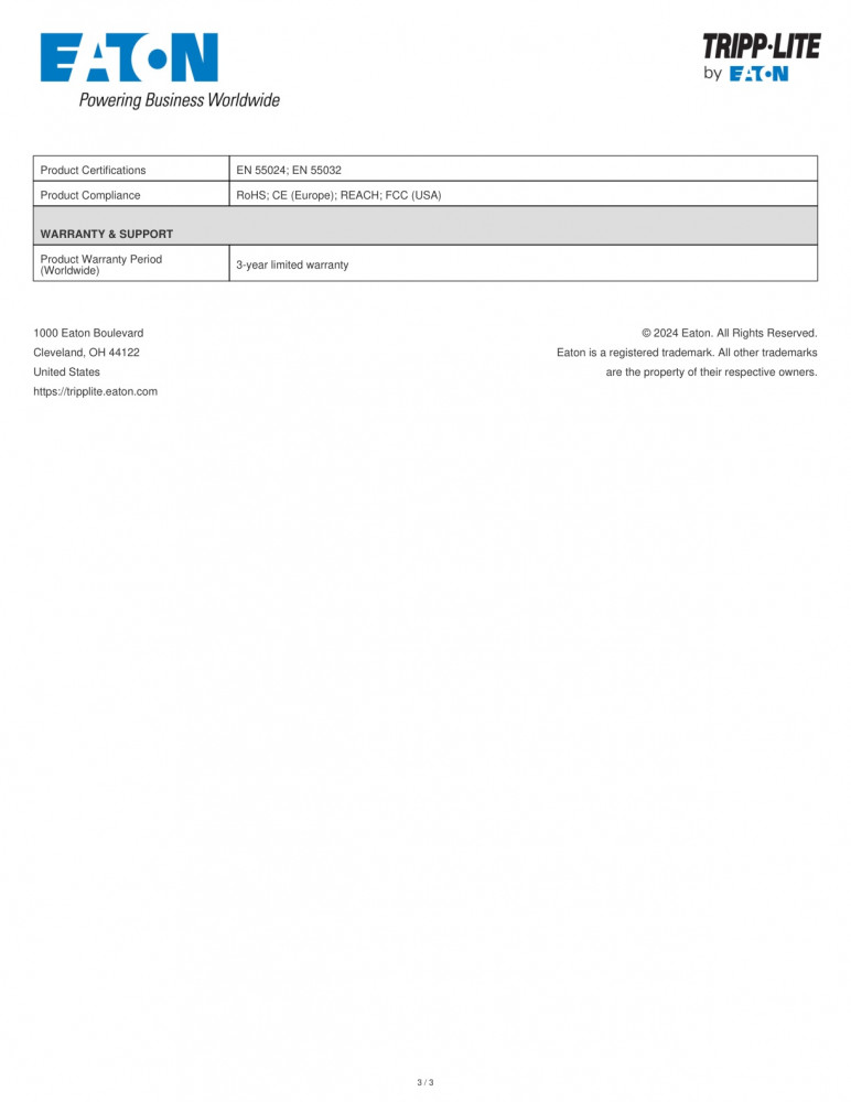 EATON U329-000 documentation page 3