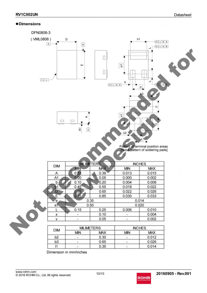 RV1C002UNT2CL datasheet page 10