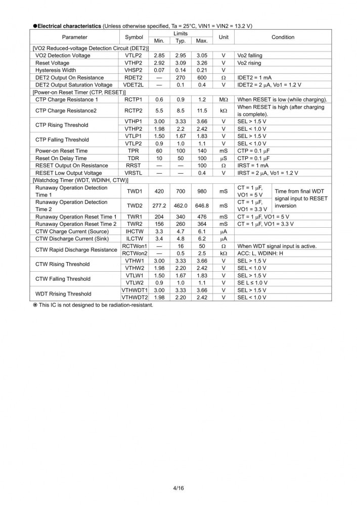 BD4911FM-E2 datasheet page 4