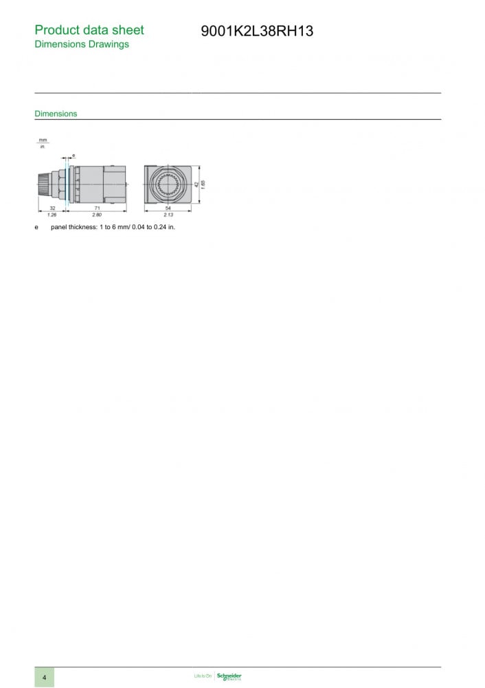 9001K2L38RH13 technical document page 4