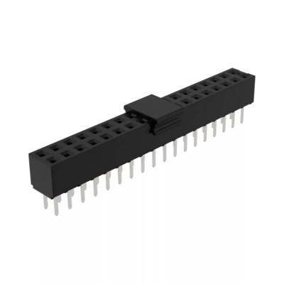 Milli-Grid Vertical Receptacle, 2.00mm Pitch, Dual Row, Through Hole, 3.00mm Tail Length, 0.05µm Gold (Au) Plating, 6 Circuits, Lead-Free, Tube