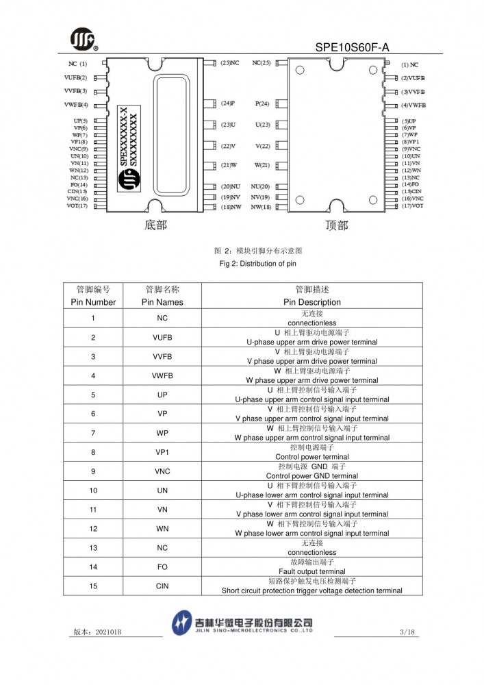 SPE10S60F-A datasheet page 3