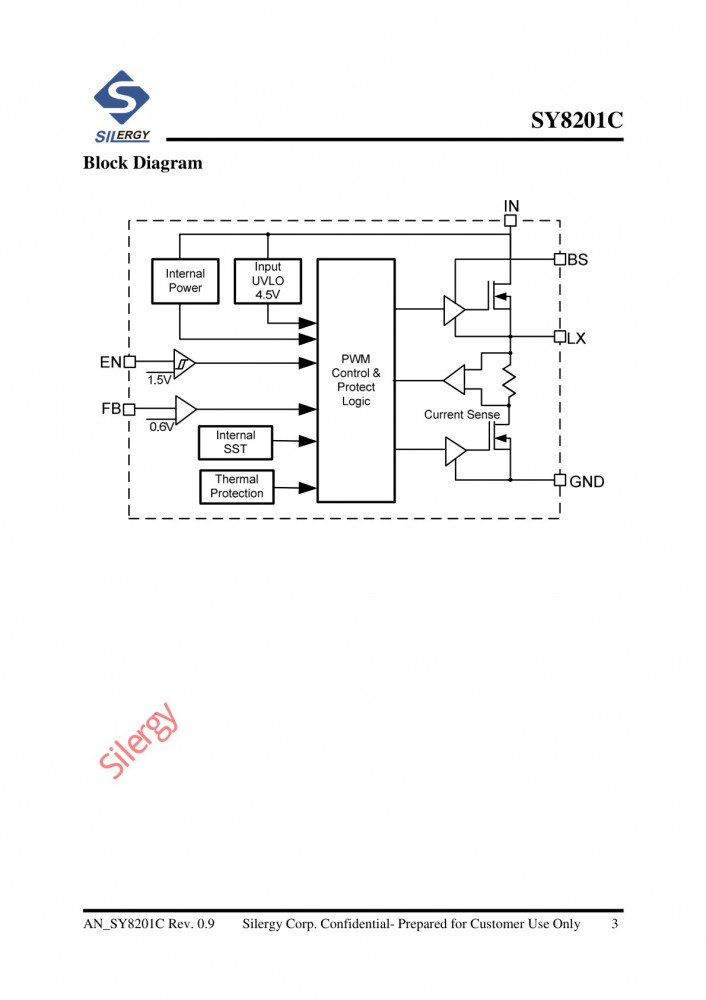 SY8201CABC datasheet page 3