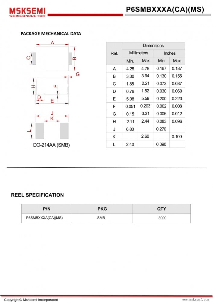 P6SMB24CA datasheet page 7