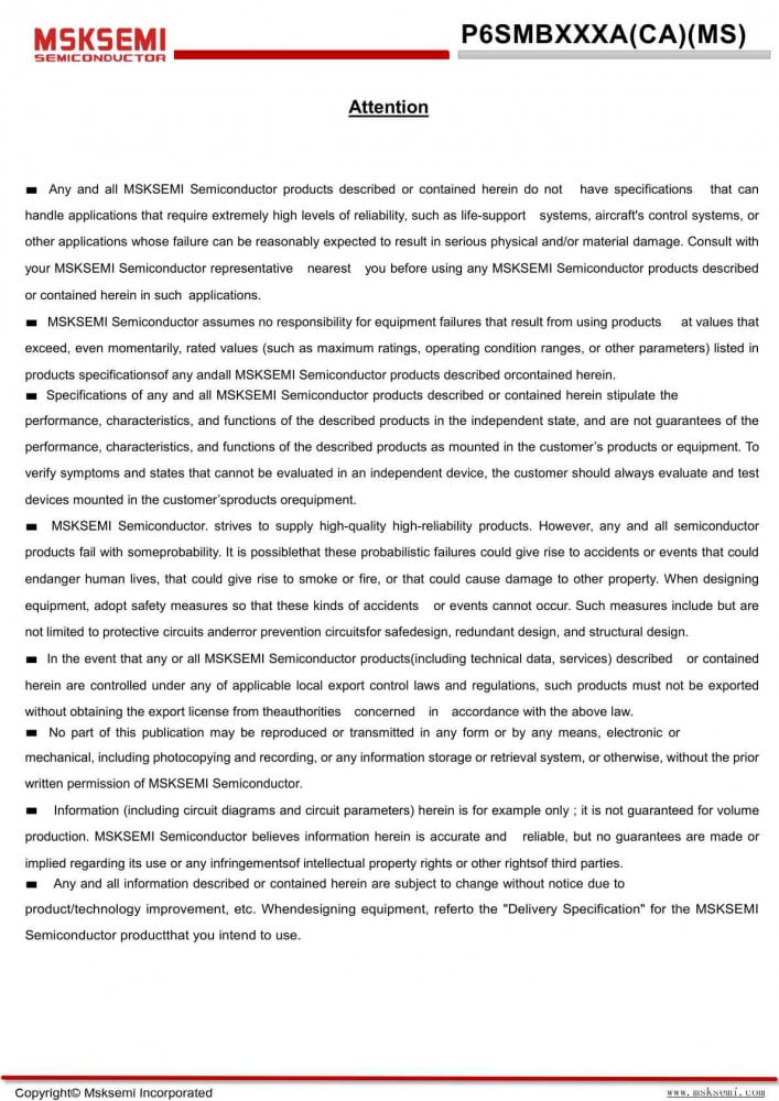 P6SMB24CA datasheet page 8