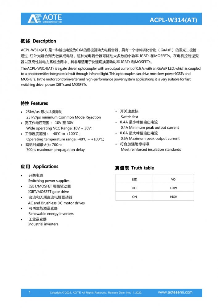 ACPL-W314(AT) datasheet page 2