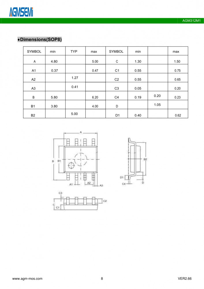 AGM312M1 datasheet page 8