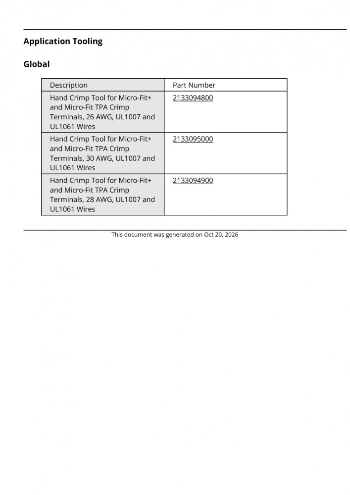 MOLEX 430315019 technical document page 3