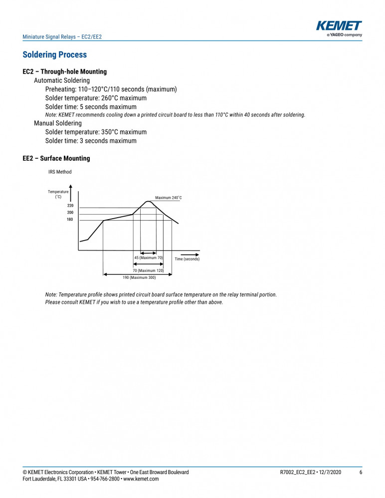 KEMET EE2-5NU datasheet page 6