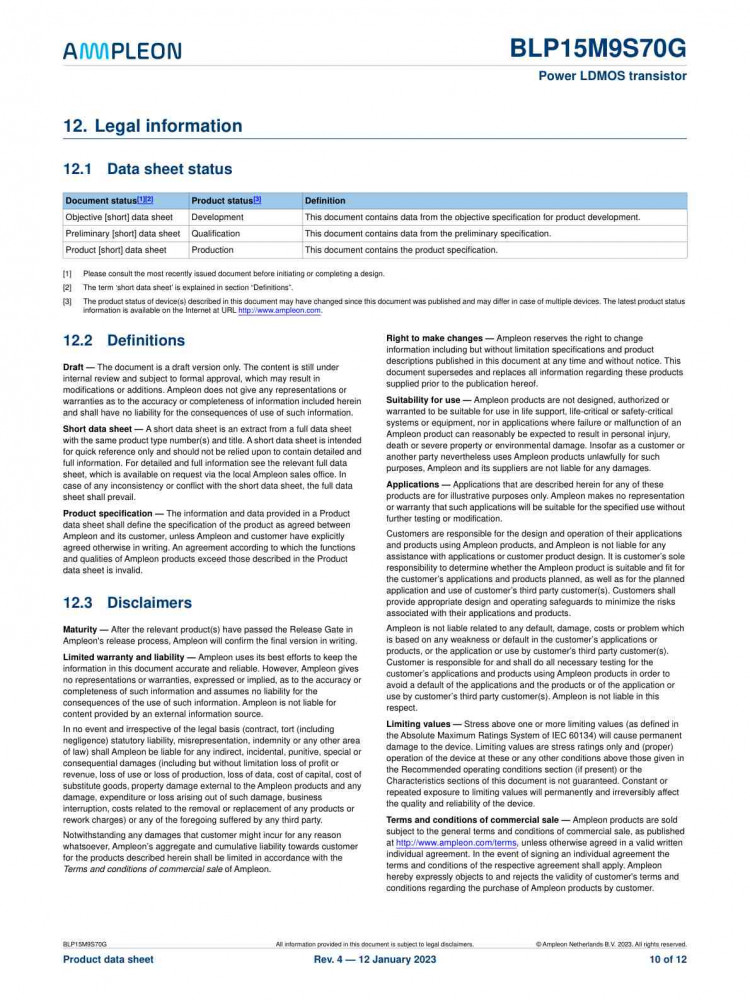 BLP15M9S70G technical document page 10