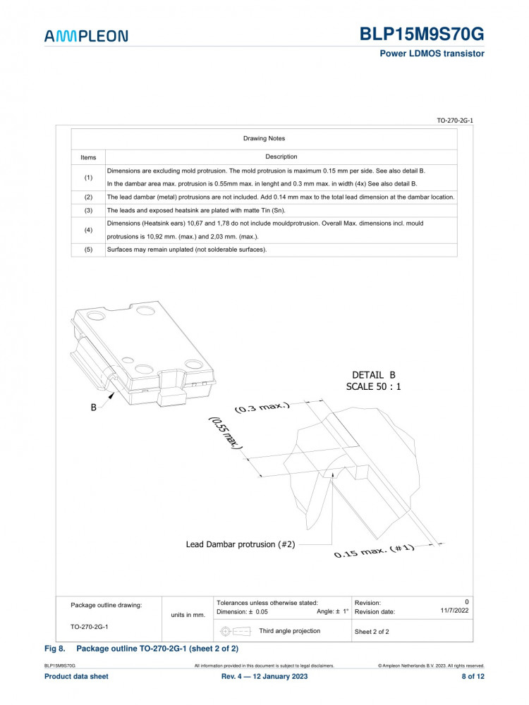BLP15M9S70G technical document page 8