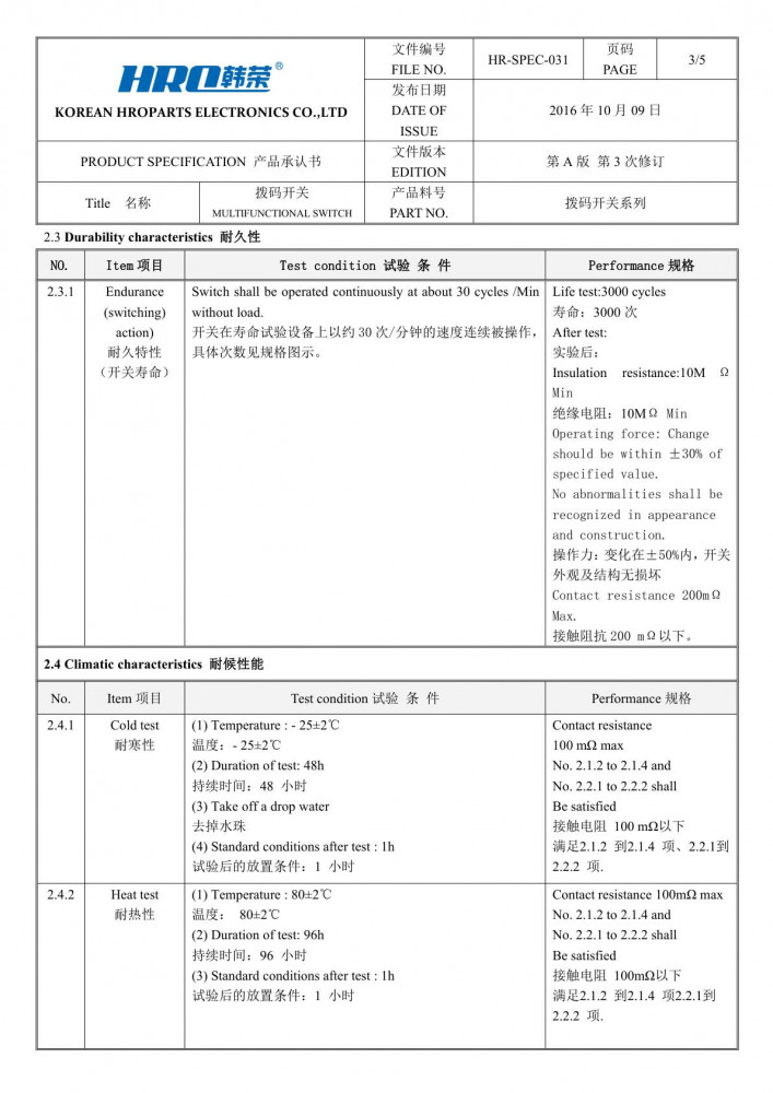 ES series document page 5