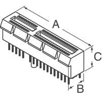 Amphenol 101269330808201ALF Edgeboard Connector