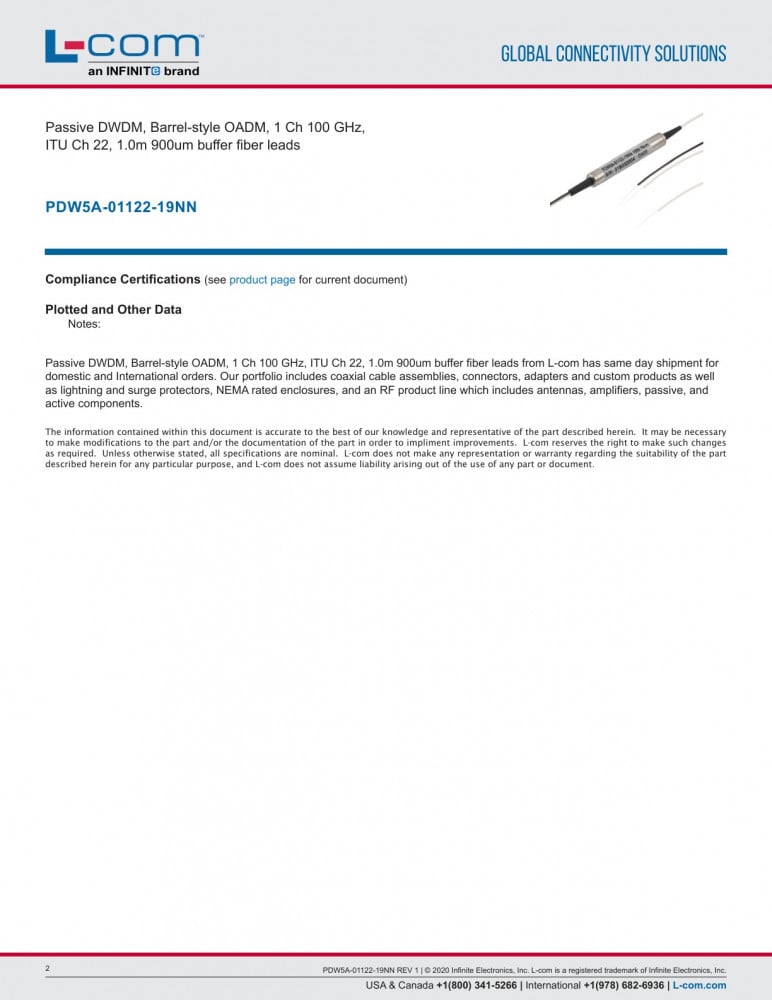 PDW5A-01122-19NN product document page 2