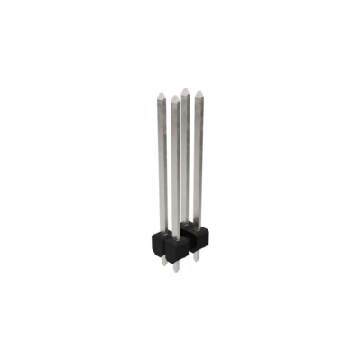 MX150 Dual Row Header, Vertical, 4 Circuits, 1.5µm Tin (Sn) Plating, 27.77mm Mating Pin Length, 3.05mm PC Tail Length for sale