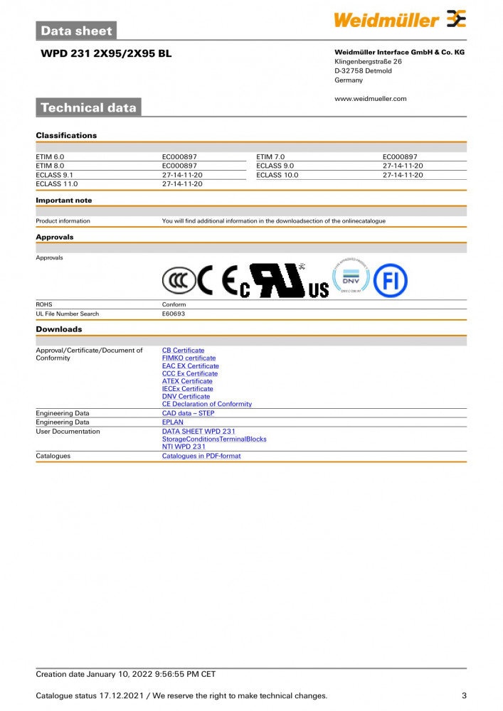 WPD 231 2X95/2X95 BL document page 3