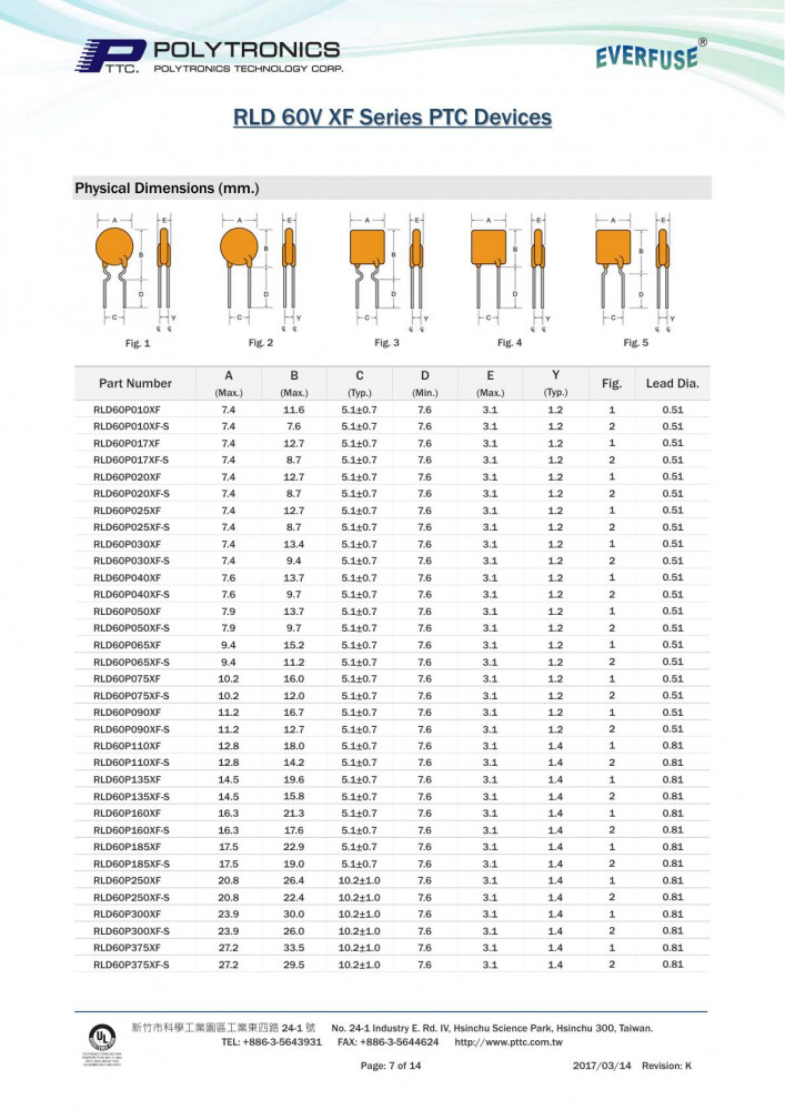 RLD60P010XF datasheet page 7
