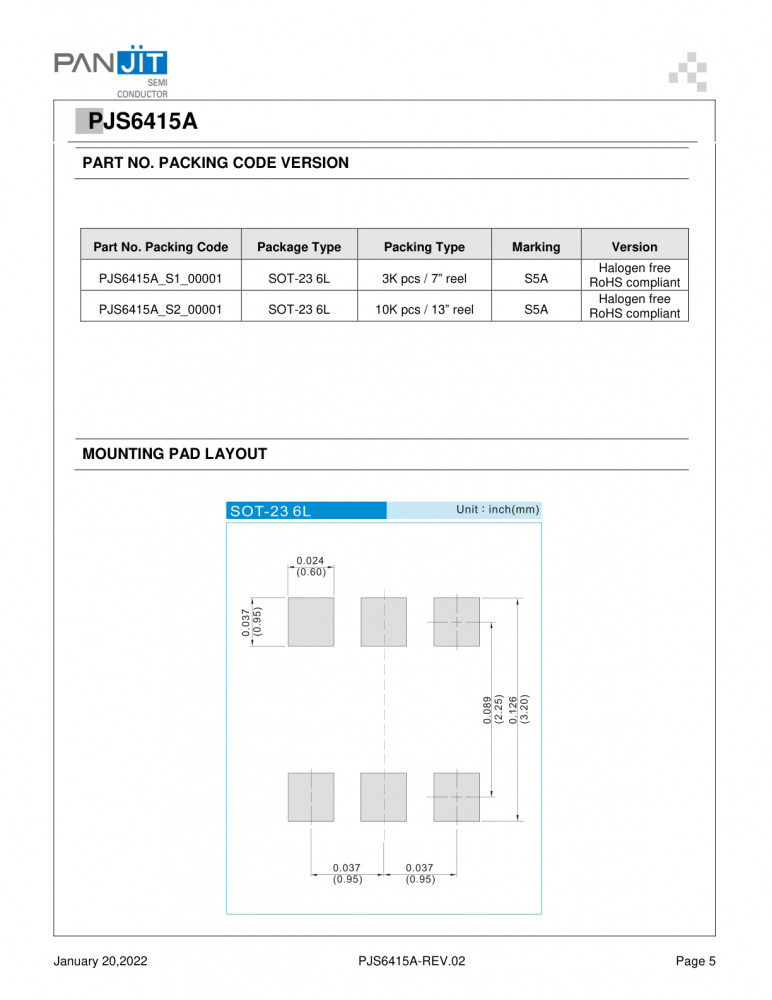 PJS6415A document page 5