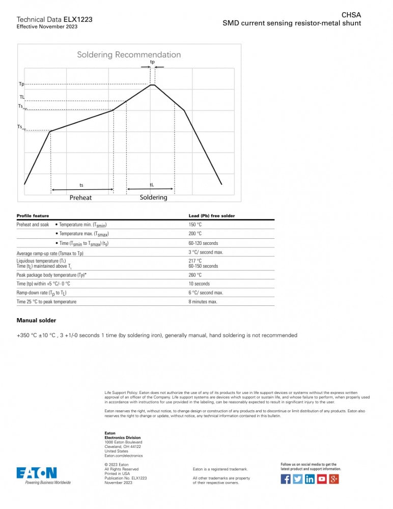 EATON CHSA datasheet page 6