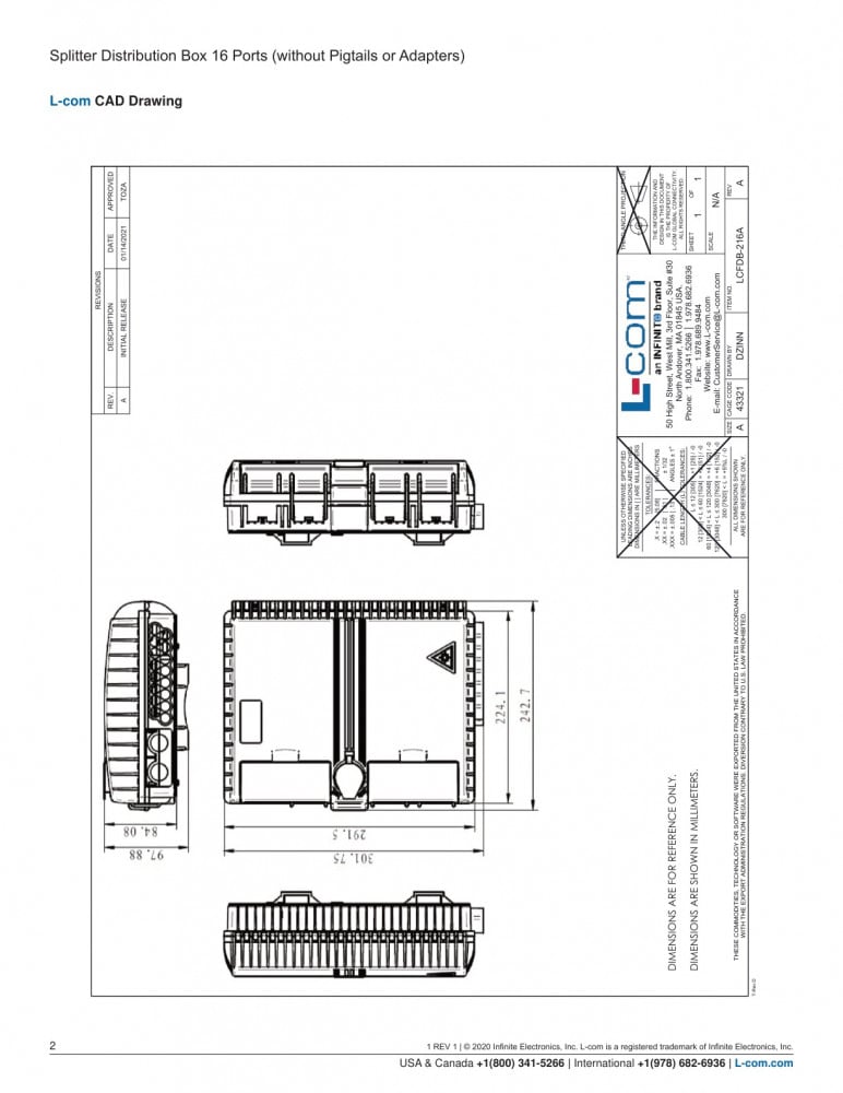 LCFDB-216A technical document page 2