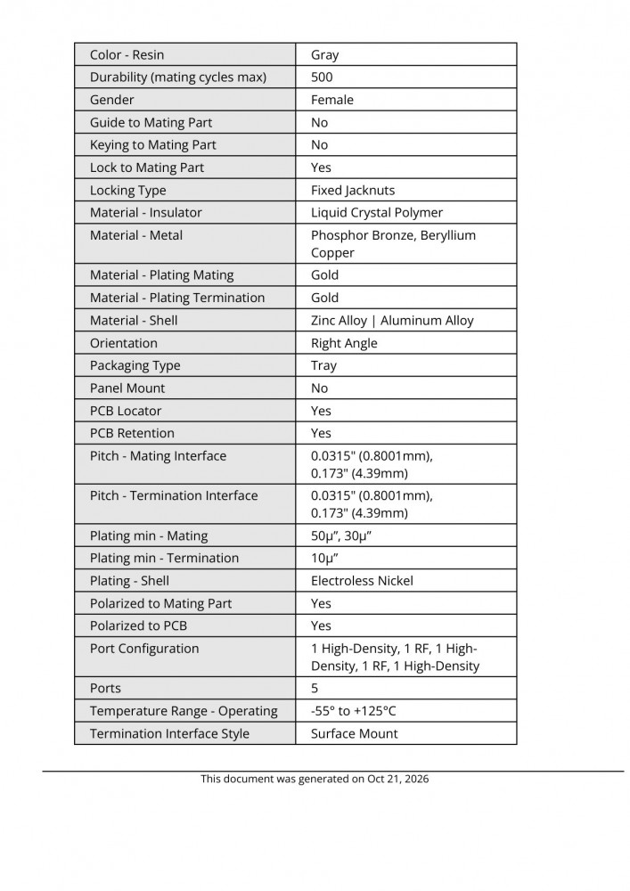 SRR-A1R-N1A-HRHRH technical document page 2