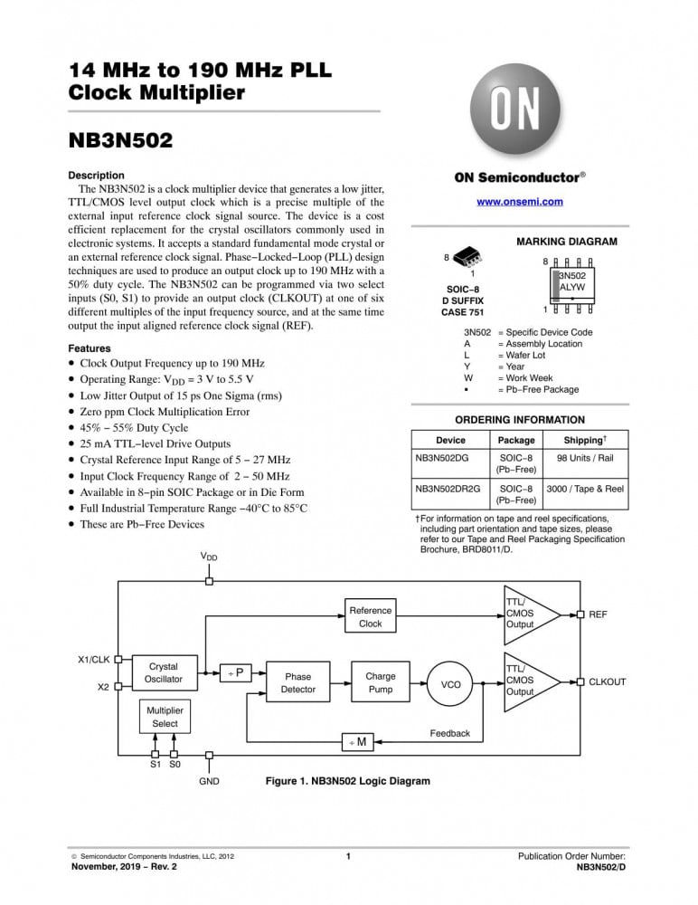NB3N502 document page 1