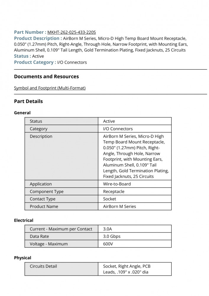 Technical document page 1