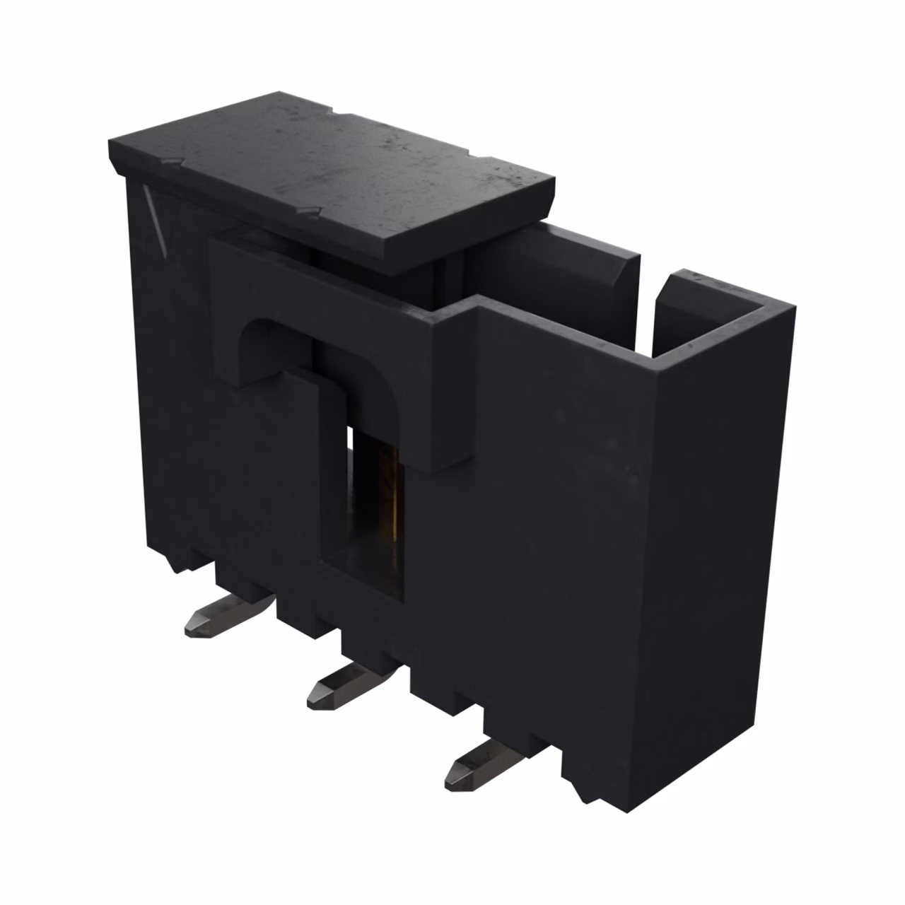 SL Wire-to-Board Header, Surface Mount, Single Row, Vertical, 6 Circuits, 0.76µm Gold (Au) Selective Plating, Tape and Reel, with Pick-and-Place Cap for sale