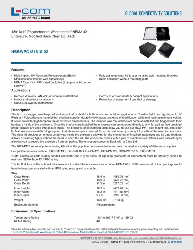 NBBWPC181610-02 technical document page 1