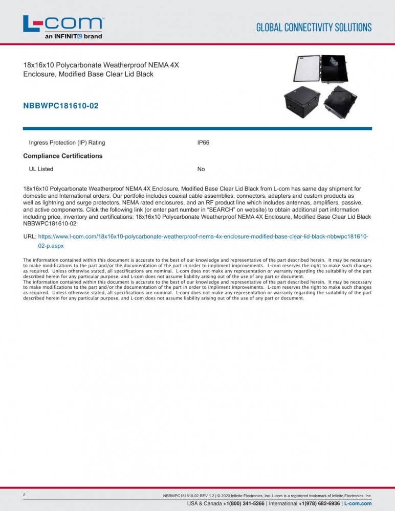 NBBWPC181610-02 technical document page 2