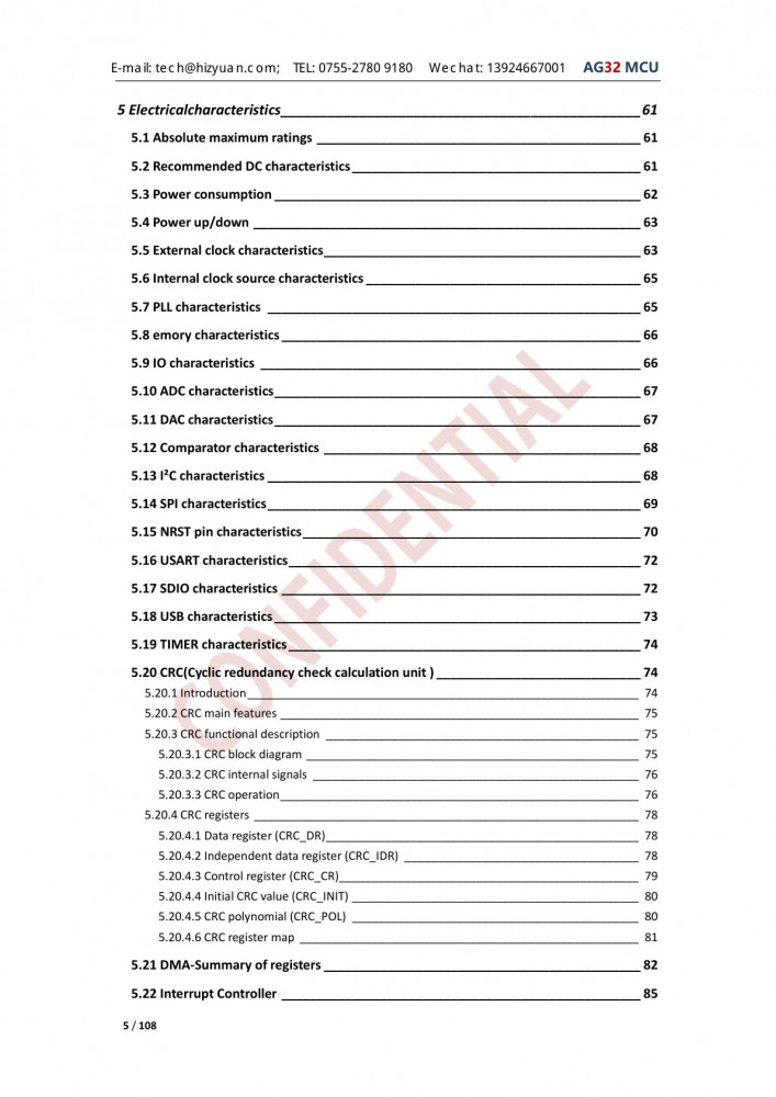 AG32 datasheet page 5