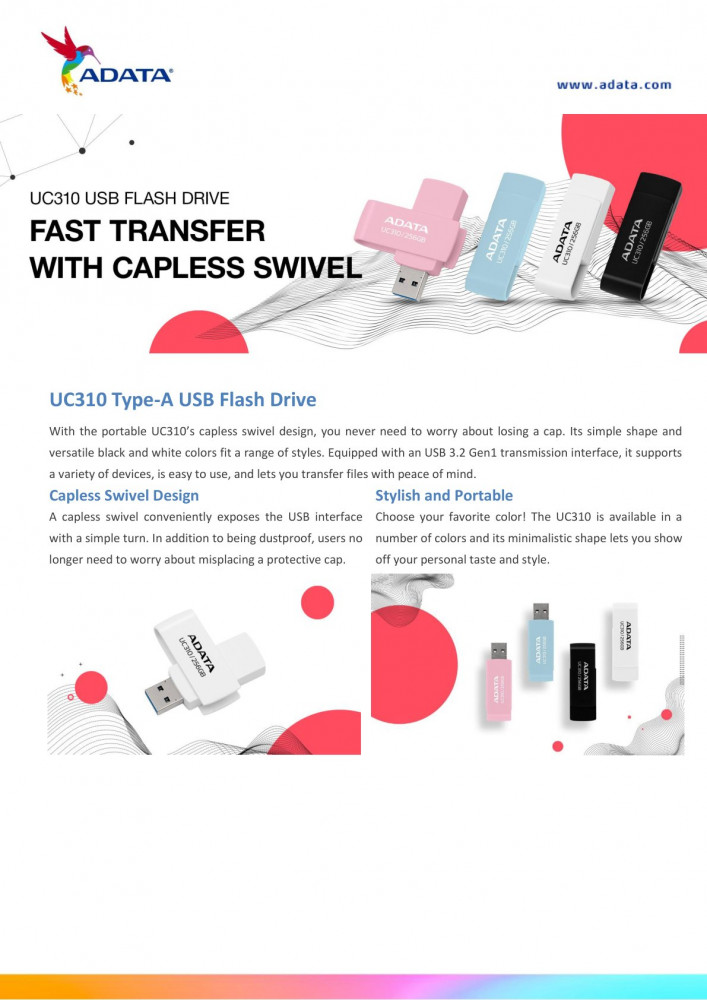UC310 product documentation, page 1