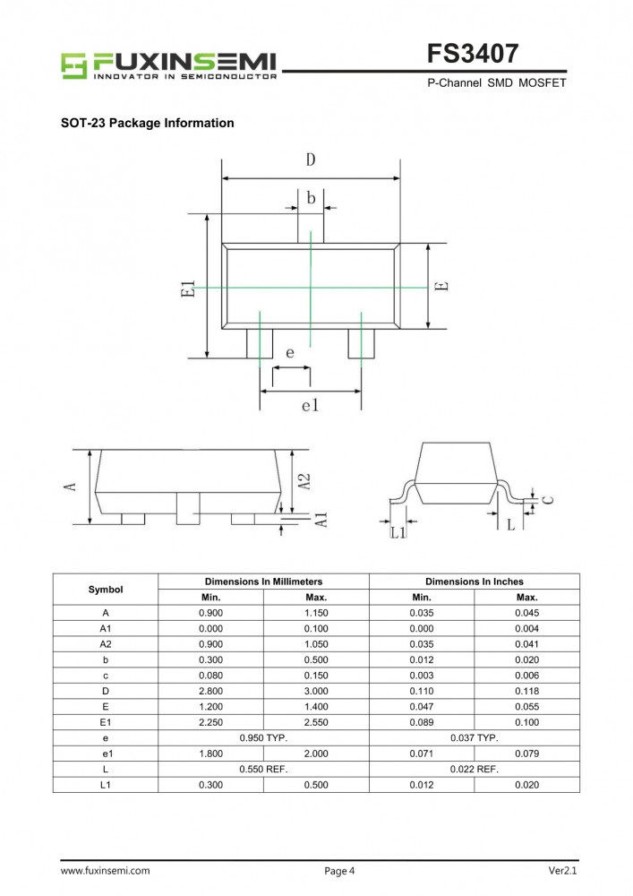 FS3407 datasheet page 4