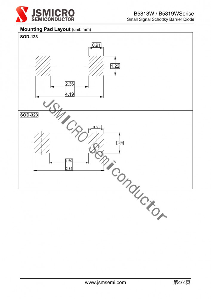 B5819WS datasheet page 4