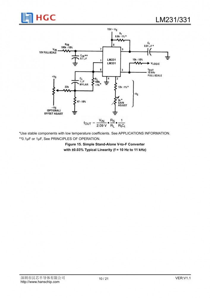 LM331ADRG datasheet page 10