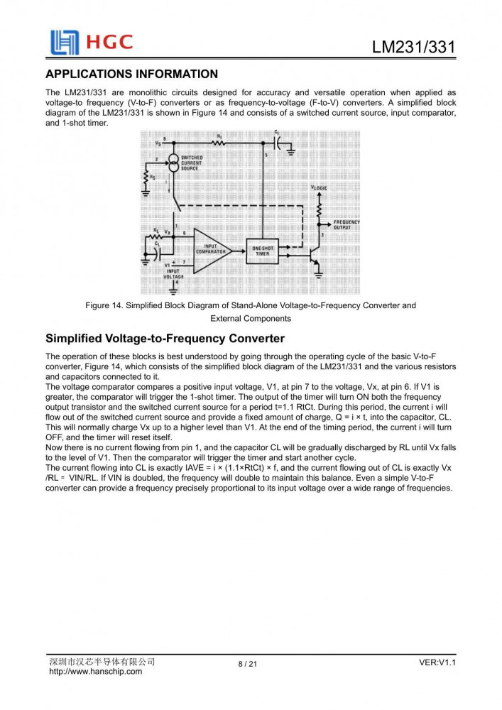 LM331ADRG datasheet page 8