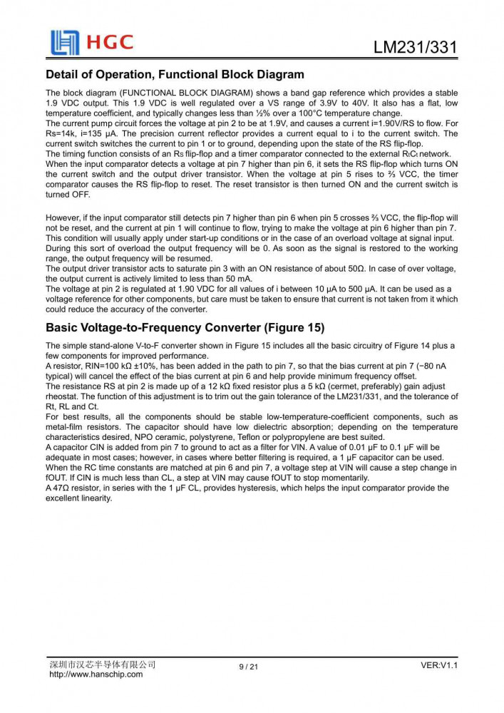 LM331ADRG datasheet page 9