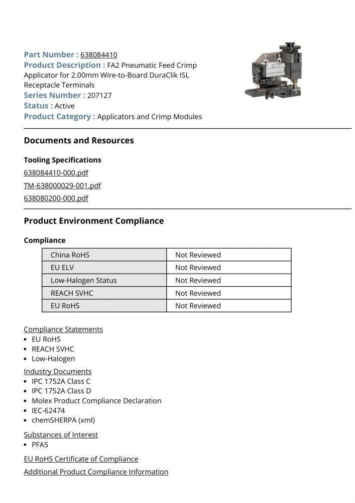 Product documentation page 1