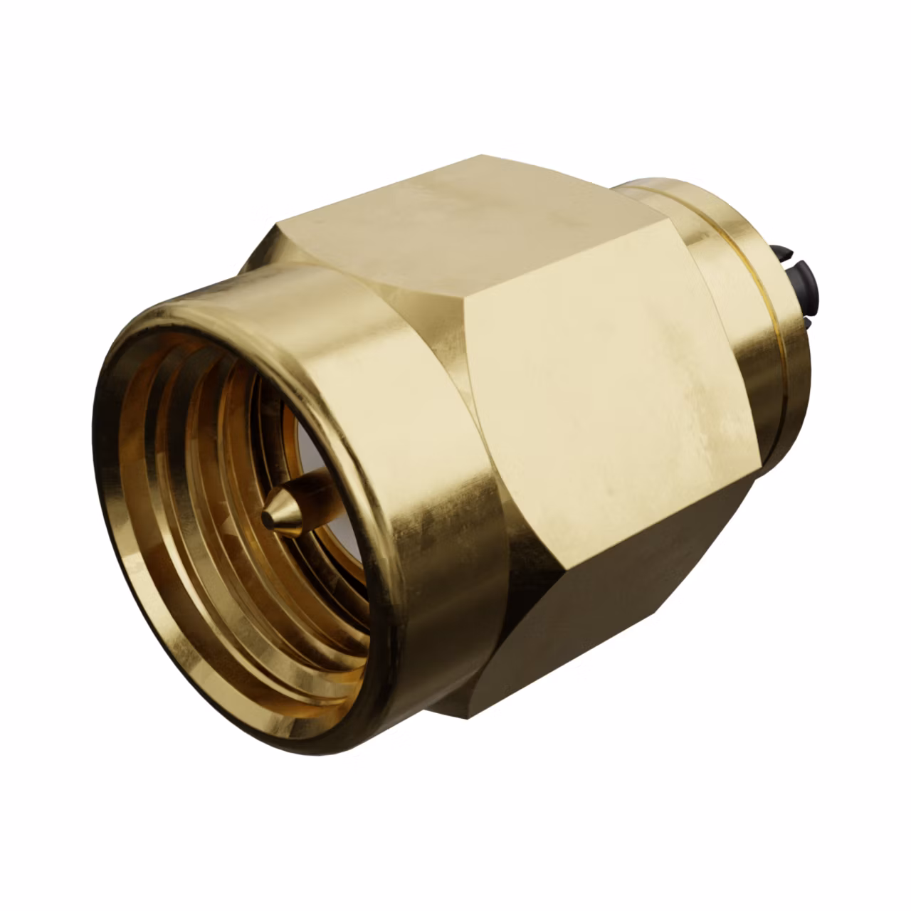 SSMCX Plug-to-SMA Plug, Between-Series Adapter, Tray, 50 Ohms for sale