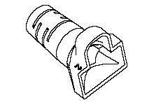 Round Cable Boot for Shielded Plug, Red for sale