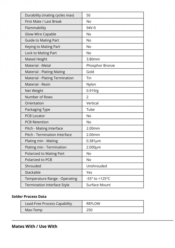 MOLEX 877594214 technical document image 3