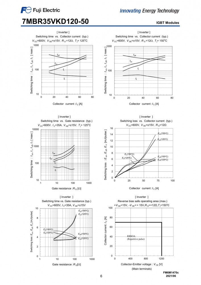 7MBR35VKD120-50 datasheet page 6