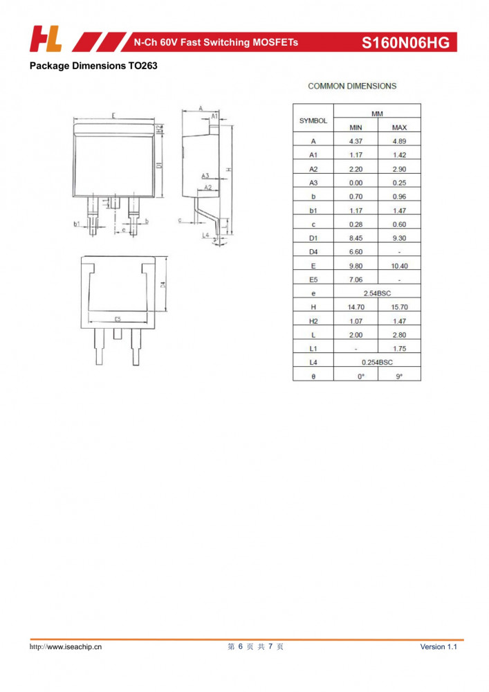 S160N06HG datasheet page 6