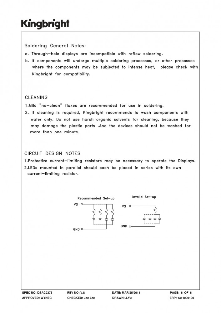 PSA39-21SRWA datasheet page 6