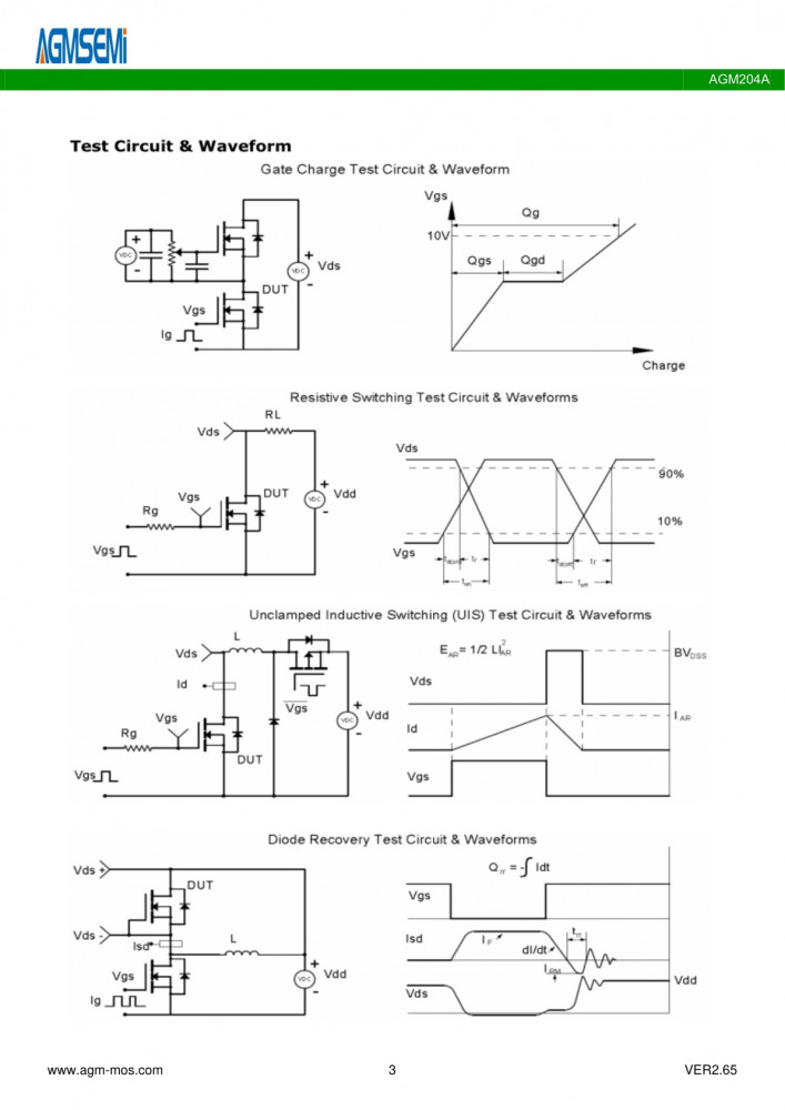 AGM204A datasheet page 3
