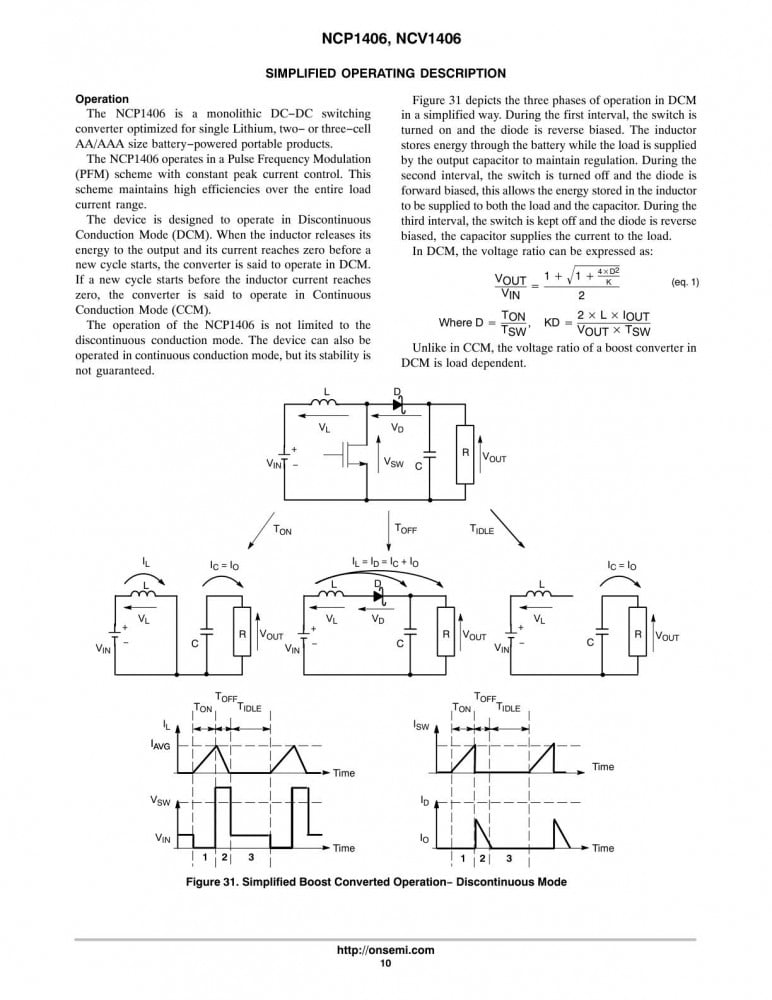 NCP1406V25GEVB document page 10