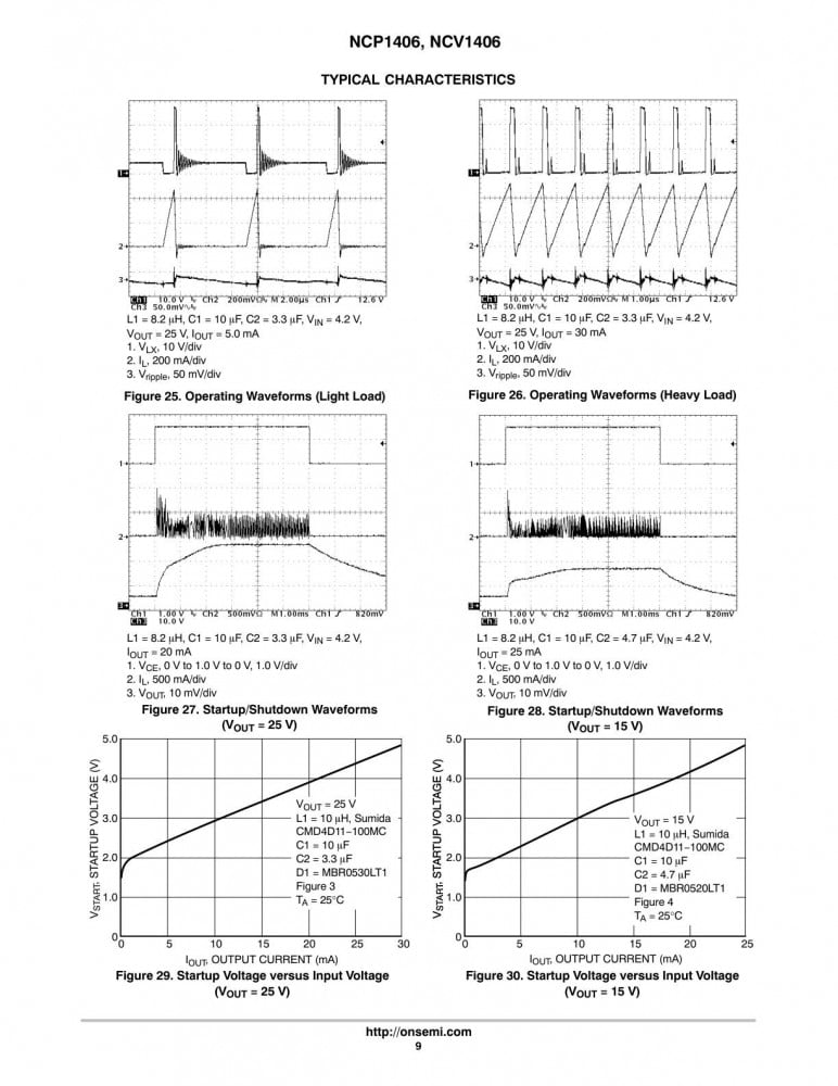 NCP1406V25GEVB document page 9