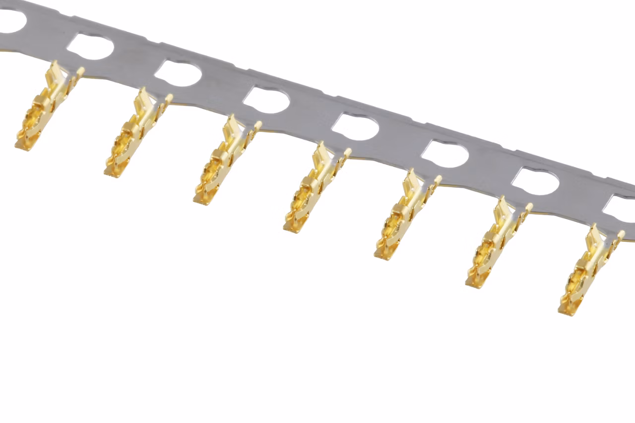 1.00mm Pitch, Rely-On Female Crimp Terminal, 0.38µm Gold (Au) Plating, 30-28 AWG, Reel for sale