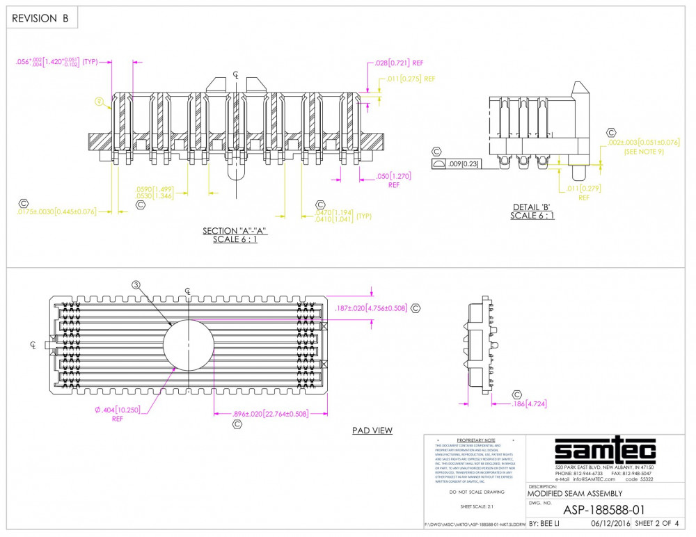 ASP-188588-01 technical drawing page 2