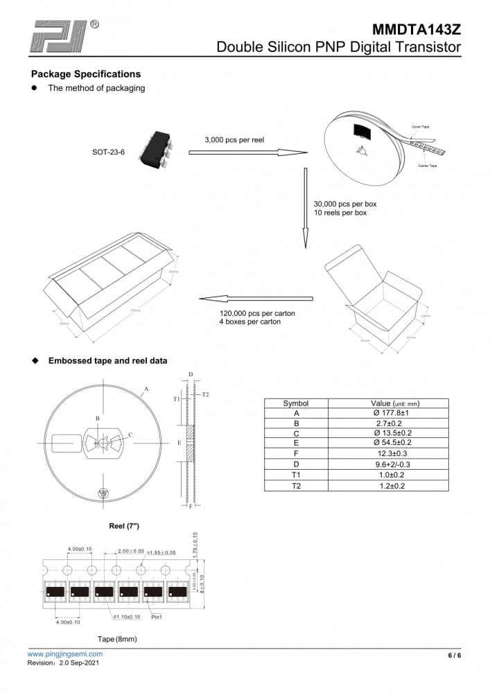 MMDTA143Z datasheet page 6